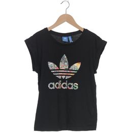 adidas originals Damen T-Shirt, schwarz, Gr. 34