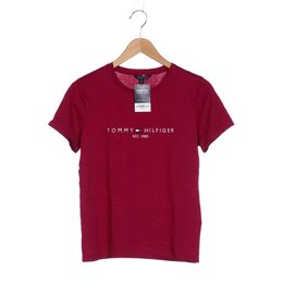 Tommy Hilfiger Damen T-Shirt, bordeaux, Gr. 36