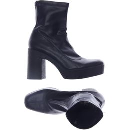 stradivarius Damen Stiefelette, schwarz, Gr. 39