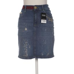 Desigual Damen Rock, blau, Gr. 38