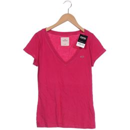 Hollister Damen T-Shirt, pink, Gr. 38