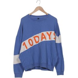 10DAYS Damen Sweatshirt, blau, Gr. 42