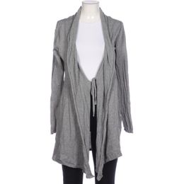 hessnatur Damen Strickjacke, grau, Gr. 42