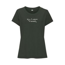 s.Oliver Schlafshirt Damen Gr&ouml;&szlig;e S/M tanne / wei&szlig;