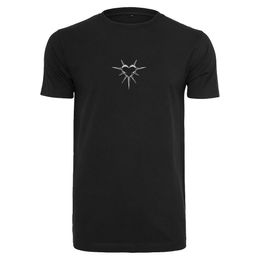 Mister Tee Shirt 'Spike Heart' Herren Gr&ouml;&szlig;e XL schwarz / wei&szlig;