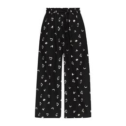 QS Hose Damen Größe 34 schwarz / weiß