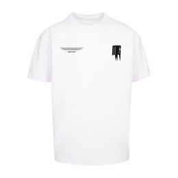 MJ Gonzales T-Shirt 'Metamorphose V.2' Damen Gr&ouml;&szlig;e 4XL lavendel / schwarz / wei&szlig;