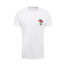 Mister Tee T-Shirt 'Rose' Herren Gr&ouml;&szlig;e XXXL smaragd / hellrot / wei&szlig;
