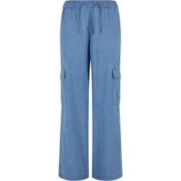 Urban Classics Cargo Jeans female Blue size XXXL
