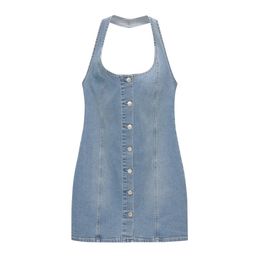 Pull&Bear Pull&Bear Kleid Damen Gr&ouml;&szlig;e 36 blue denim Winterkleid
