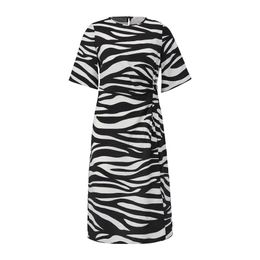 s.Oliver Kleid Damen Gr&ouml;&szlig;e 38 schwarz / wei&szlig; Winterkleid