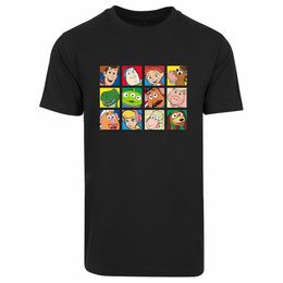 F4NT4STIC T-Shirt 'Disney Toy Story Character Squares' Herren Gr&ouml;&szlig;e M gelb / gr&uuml;n / rot / schwarz