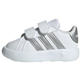adidas originals Sportschuh 'Grand Court 2.0' Jungen Gr&ouml;&szlig;e 19 silber / wei&szlig;