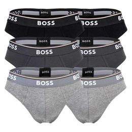 BOSS Slip Herren Größe M grau / dunkelgrau / weiß