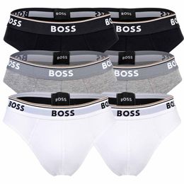 BOSS Slip Herren Größe S graumeliert / schwarz / weiß
