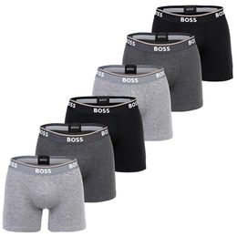 BOSS Boxershorts Herren Gr&ouml;&szlig;e M grau / graumeliert / schwarz