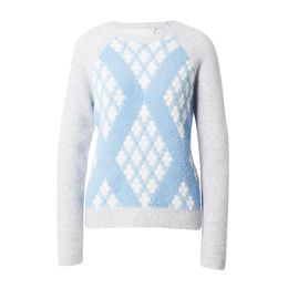 3.1 Phillip Lim Pullover Damen Gr&ouml;&szlig;e L hellblau / graumeliert / wei&szlig;