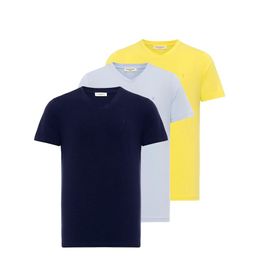 Anou Anou Shirt Herren Gr&ouml;&szlig;e XXXL hellblau / dunkelblau / gelb