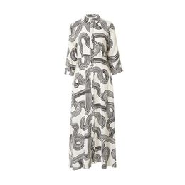 Object Kleid 'Alli' Damen Größe 40 creme / schwarz Winterkleid