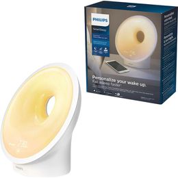 Tageslichtwecker Philips "SmartSleep HF3672/01" Wecker weiß (.) Geschenkartikel mit 8 natürlichen Wecktönen, UKW Radio und 25 Lichteinstellungen