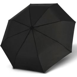 Taschenregenschirm Knirps "A.400 XXL Duomatic uni, black" schwarz (black) Regenschirme Taschenschirme für zwei Personen