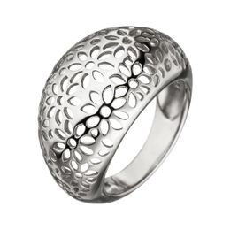 Jobo Damen Silberring "Blumen", 58, Silber 925 (Sterlingsilber), silber, Silber 925 (Sterlingsilber), Fingerringe, breit 925 Silber