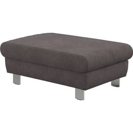 Hocker COTTA "Komaris" Gr. B/H/T: 100 cm x 45 cm x 65 cm, Flachgewebe, grau (anthracite) Modern, Bodenfreiheit 12,5 cm