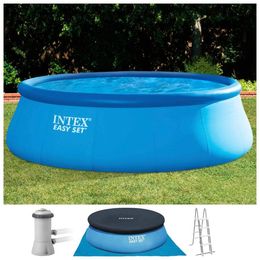 Quick-Up Pool Intex "Easy Set" Schwimmbecken Gr. Ø/B/H/L: 457 cm x Breite Höhe 122 cm x Länge, 14400 l, blau Quick-Up-Pools ØxH: 457x122 cm