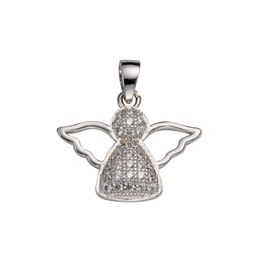 Firetti Damen Kettenanhänger "Schmuck Geschenk Silber 925 Halsschmuck Anhänger Engel", Silber 925 (Sterlingsilber), 1,5 g, bunt, Silber 925