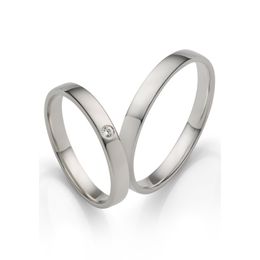 Trauring Firetti "Schmuck Geschenk Hochzeit Ehering "LIEBE"" Fingerringe Gr. 60, ohne Zirkonia, Silber 925 (Sterlingsilber), 3 mm, silberfarben Made in Germany - wahlweise mit oder ohne Zirkonia (synth.)