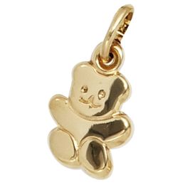 Ketten-Anhänger Jobo "Anhänger Teddy" Schmuckanhänger Gr. Gelbgold 333, goldfarben (gelbgold 333) Damen 333 Gold