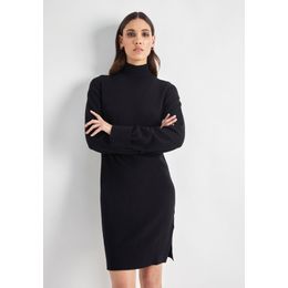 Strickkleid HECHTER PARIS Gr. 36, N-Gr, schwarz Damen Kleider Freizeitkleider in hochwertiger Qualität