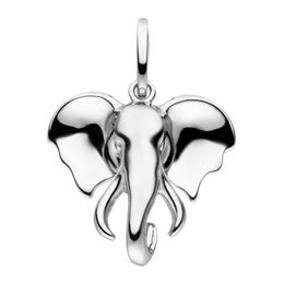 Jobo Damen Kettenanh&auml;nger "Anh&auml;nger Elefant", Silber 925 (Sterlingsilber), silber, Silber 925 (Sterlingsilber), Schmuckanh&auml;nger, 925 Silber