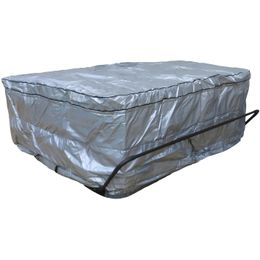 Schutzplane American Spa "Cover Jacket" Planen Gr. B/H/L: 212 cm x 100 cm x 212 cm, silberfarben Poolplanen BxL: 212x212 cm