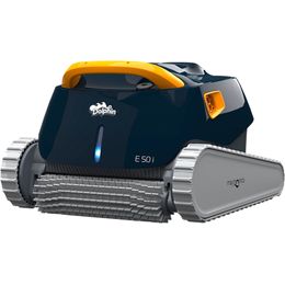 Poolroboter MAYTRONICS "Dolphin E50i" Poolbodensauger bunt (schwarz, orange) für Boden- Wand- Wasserlinienreinigung