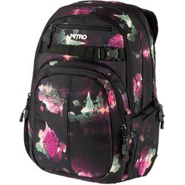 Nitro Kinder Schulrucksack "Chase", schwarz, Polyester, Rucksäcke, Alltagsrucksack, Rucksack für Freizeit, Schule, Arbeit und Reise