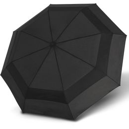 Taschenregenschirm Knirps "A.405 XXL Duomatic uni, black Vented" schwarz (black) Regenschirme Taschenschirme für zwei Personen