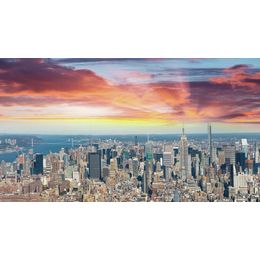 Euroart Acrylbild Manhattan Sunset