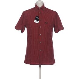 Fred Perry Herren Hemd, rot, Gr. 46