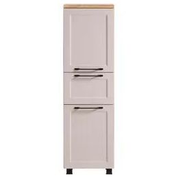 Midischrank Welltime "Lana" Schränke Gr. B/H/T: 40 cm x 130 cm x 35 cm, braun (kaschmir) Badmöbel, 40 cm breit