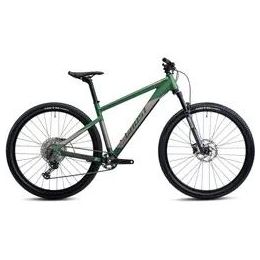 Mountainbike GHOST "Nirvana Tour SF Essential" Fahrräder Gr. 49cm, 29 Zoll (73,66cm), grün (grau-khaki) für Damen und Herren, Kettenschaltung