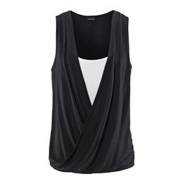 Lascana Top Damen Gr&ouml;&szlig;e XS schwarz / wei&szlig;