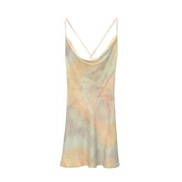 Pull&Bear Pull&bear Kleid Damen Gr&ouml;&szlig;e 34 safran / zitronengelb / mint / rosa Sommerkleid