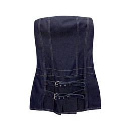 Pull&Bear Pull&bear Kleid Damen Gr&ouml;&szlig;e 40 dunkelblau Sommerkleid