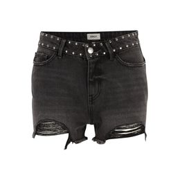Only Petite Shorts 'PACY' Damen Gr&ouml;&szlig;e 32 black denim