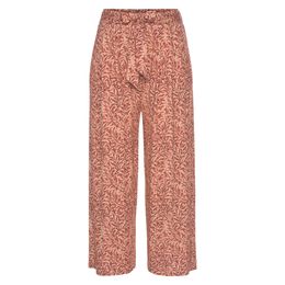 Beachtime By Lascana Hose 'Beach Time' Damen Gr&ouml;&szlig;e 34 braun / hellrot