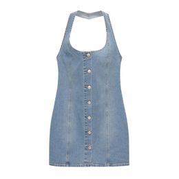 Pull&Bear Pull&bear Kleid Damen Gr&ouml;&szlig;e 42 blue denim Winterkleid