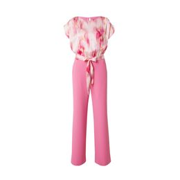 Swing Jumpsuit Damen Gr&ouml;&szlig;e M pfirsich / pink / wei&szlig;