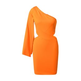 Karen Millen Kleid Damen Gr&ouml;&szlig;e 40 orange Winterkleid