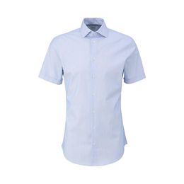 s.Oliver BLACK LABEL Button Up Shirt male Blue size 43